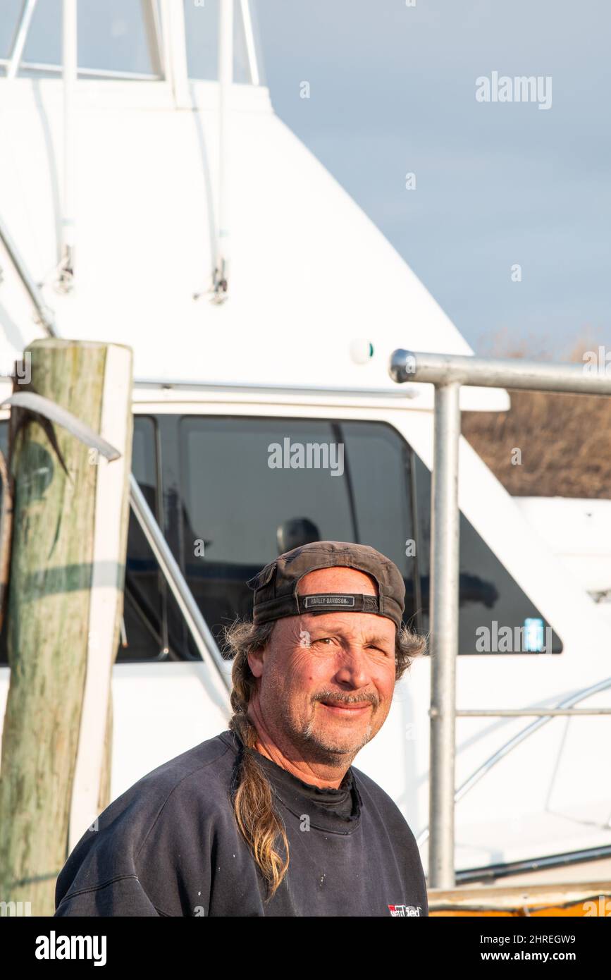 Portrait of a salty sailor character Stock Photo - Alamy