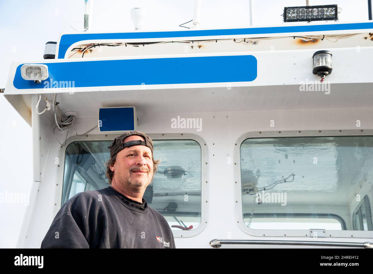 Portrait of a salty sailor character Stock Photo - Alamy