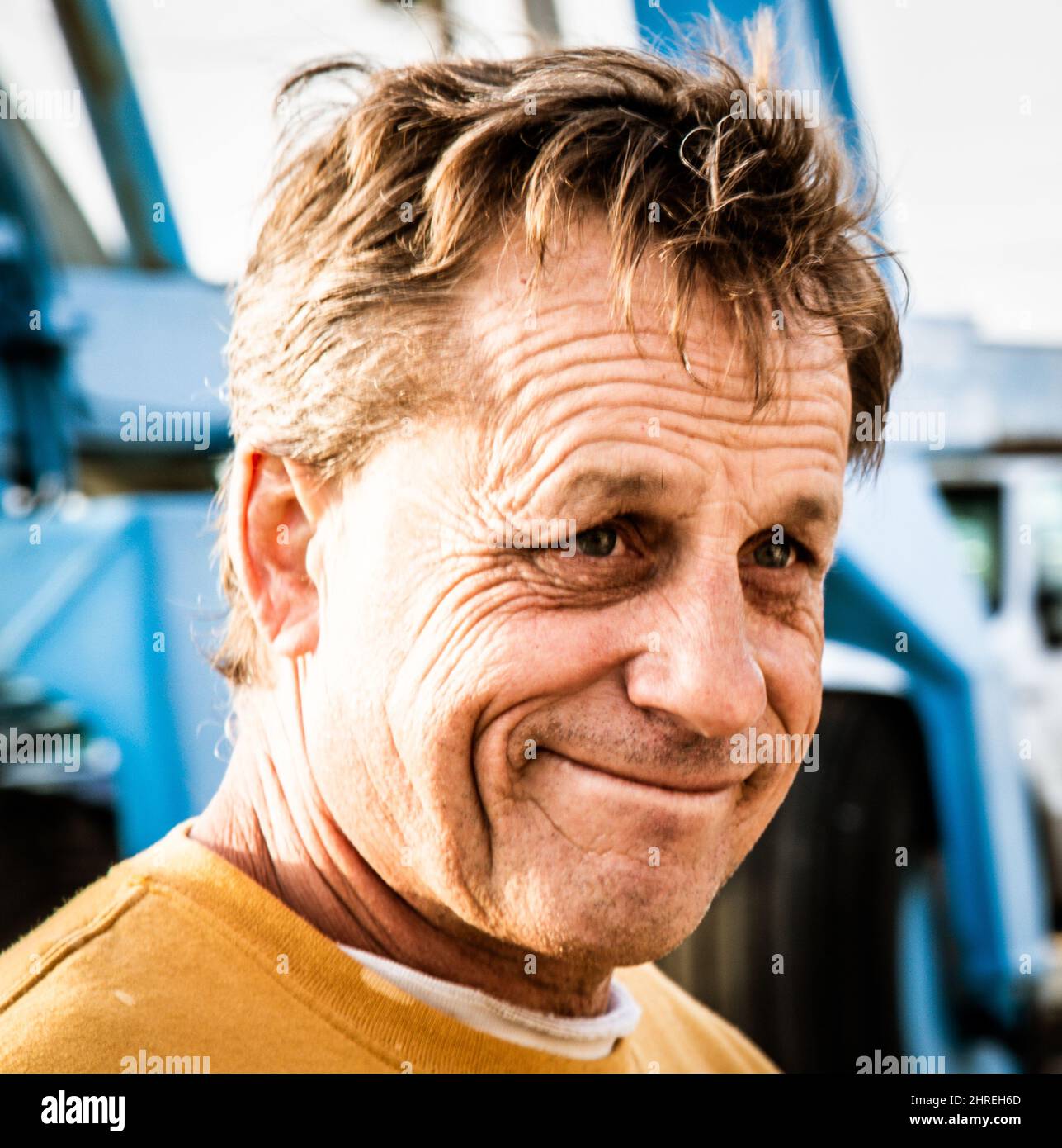 Portrait of a salty sailor character Stock Photo - Alamy