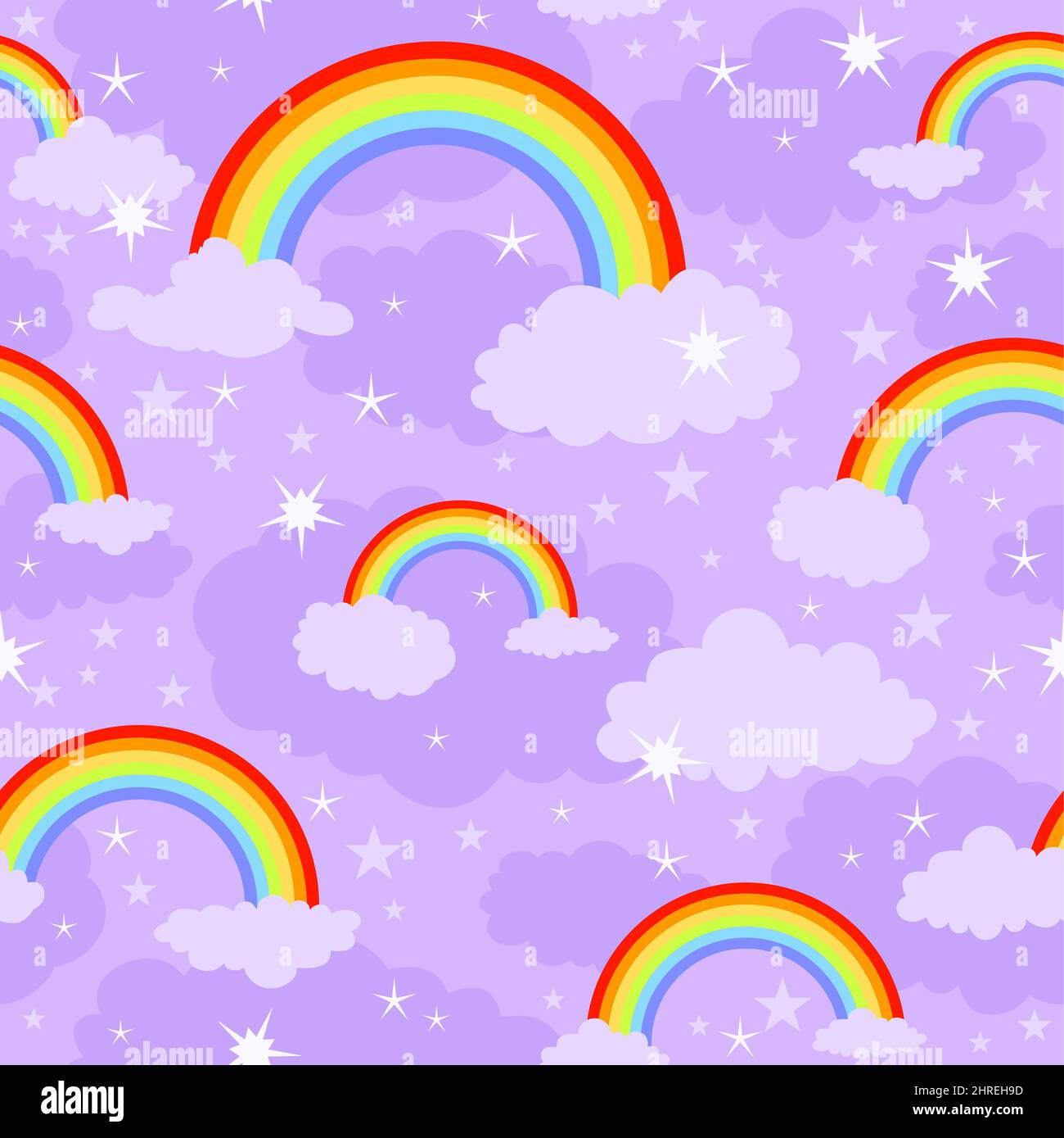 Rainbow very pery pattern Stock Vector Image & Art - Alamy