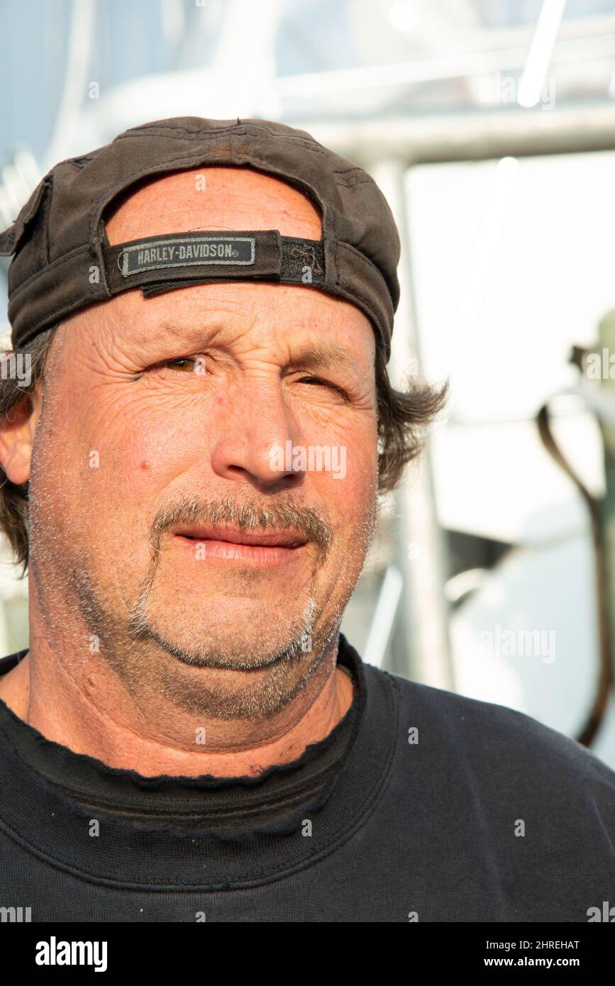 Portrait of a salty sailor character Stock Photo - Alamy