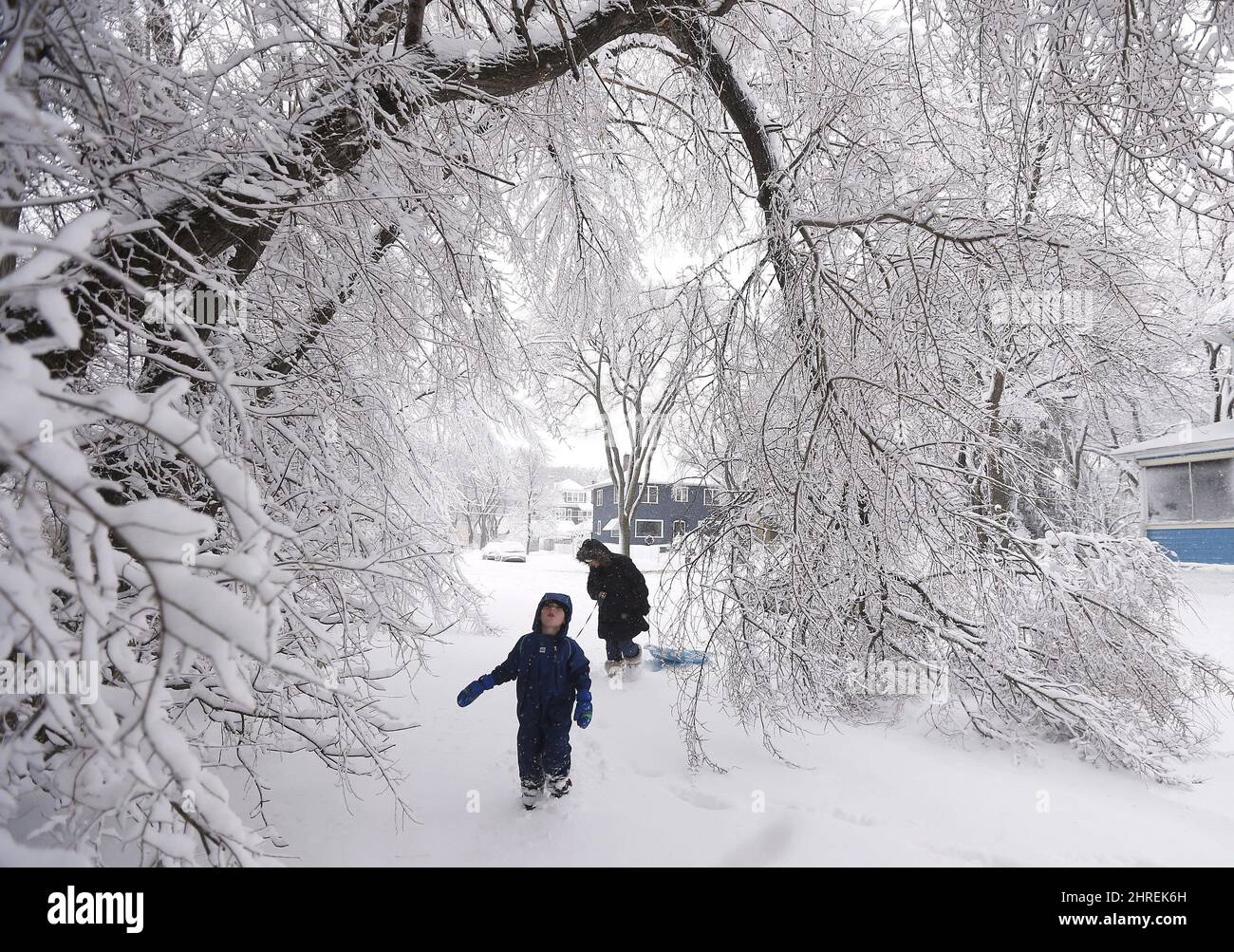 After getting to her son's school to find it closed, Michaela Sharp ...
