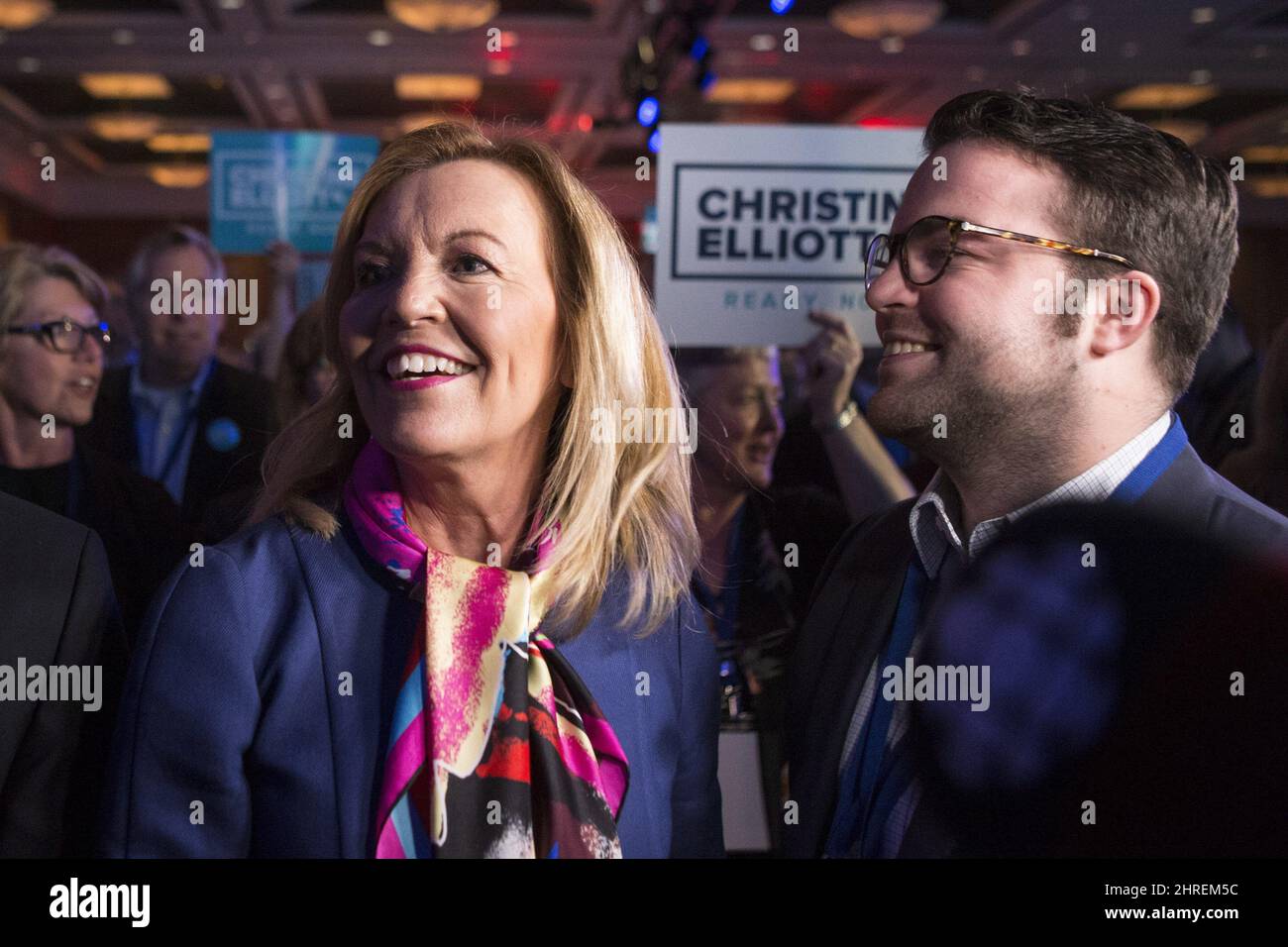 Candidate Christine Elliott attends the Ontario Progressive ...
