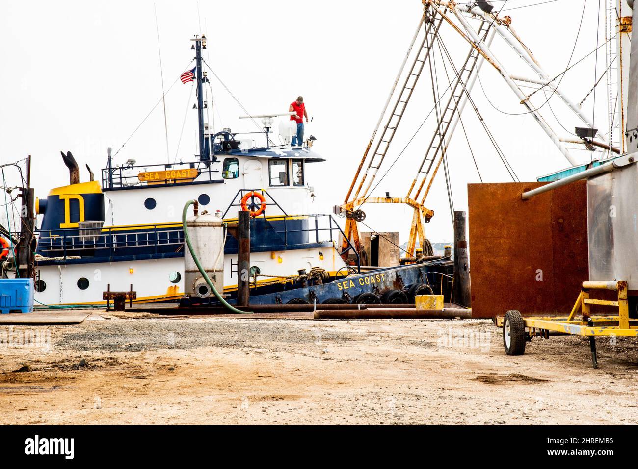 Commercial Fishing Boat Stock Photo - Alamy