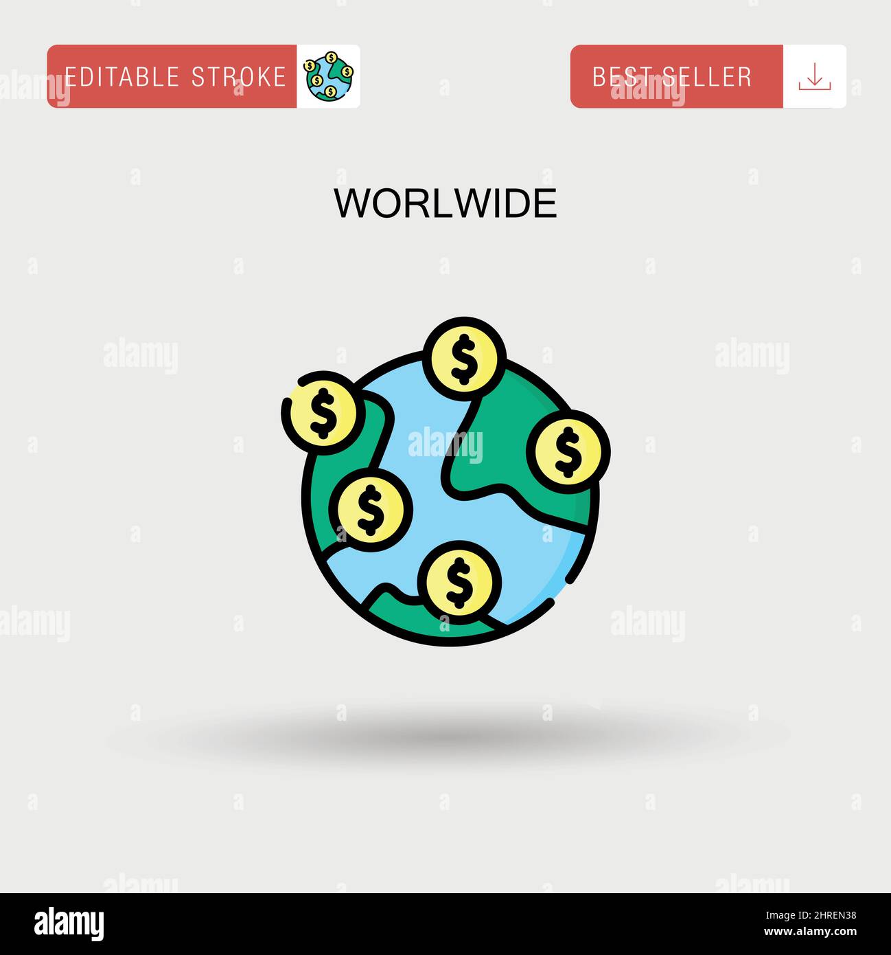 World map global delivery Stock Vector Images - Alamy