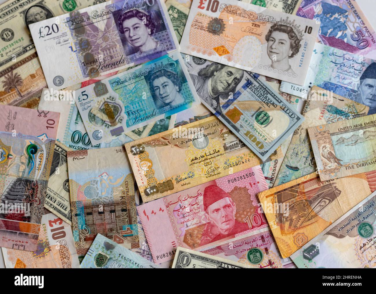 Currency of different countries hi-res stock photography and images - Alamy