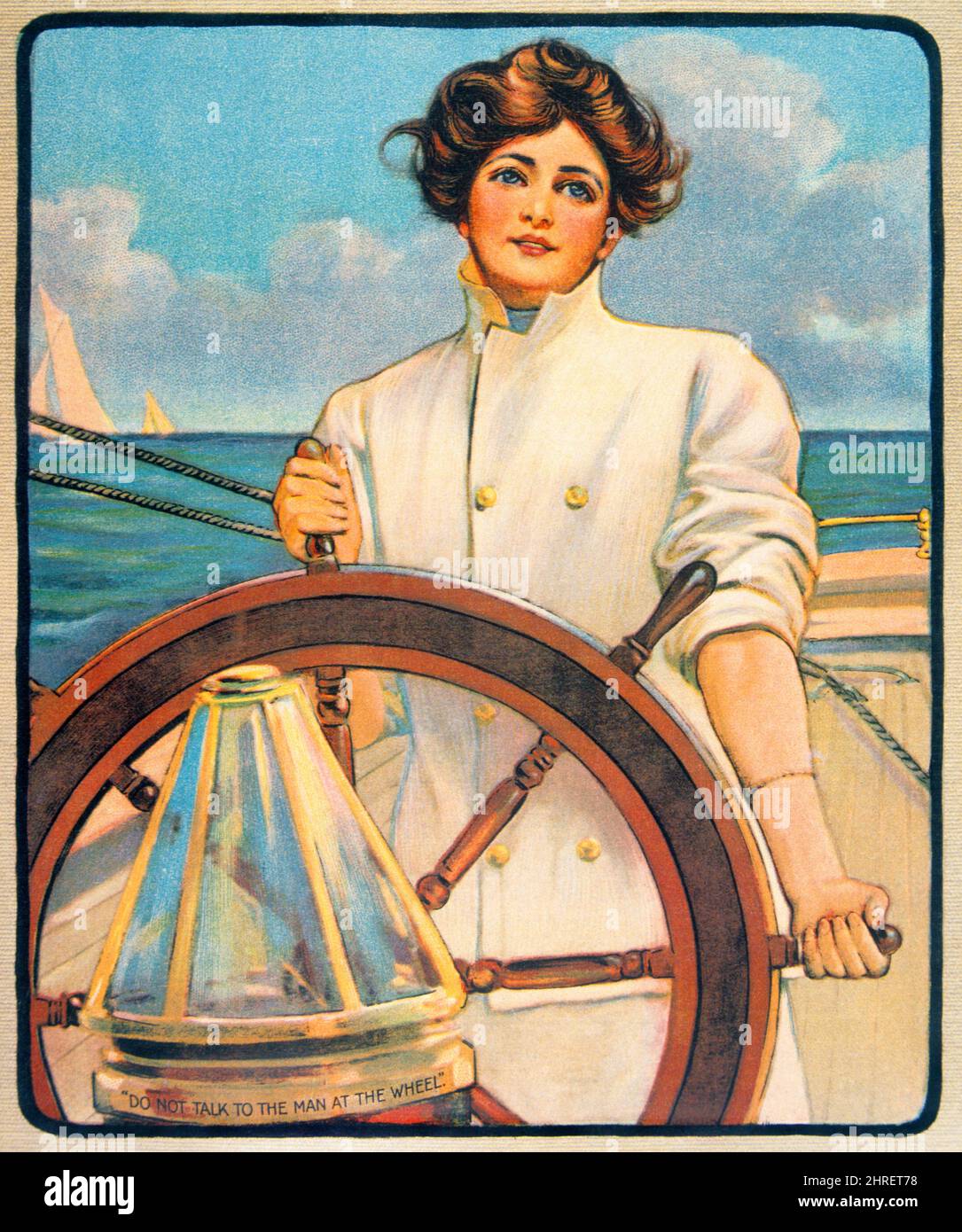 Portrait woman helm boat hi-res stock photography and images - Alamy