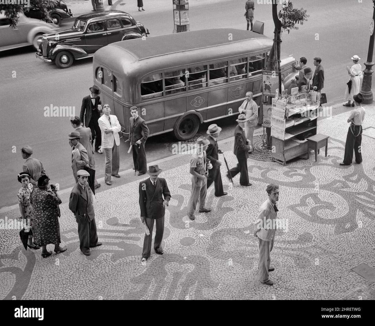 1940s vintage bus hi-res stock photography and images - Alamy