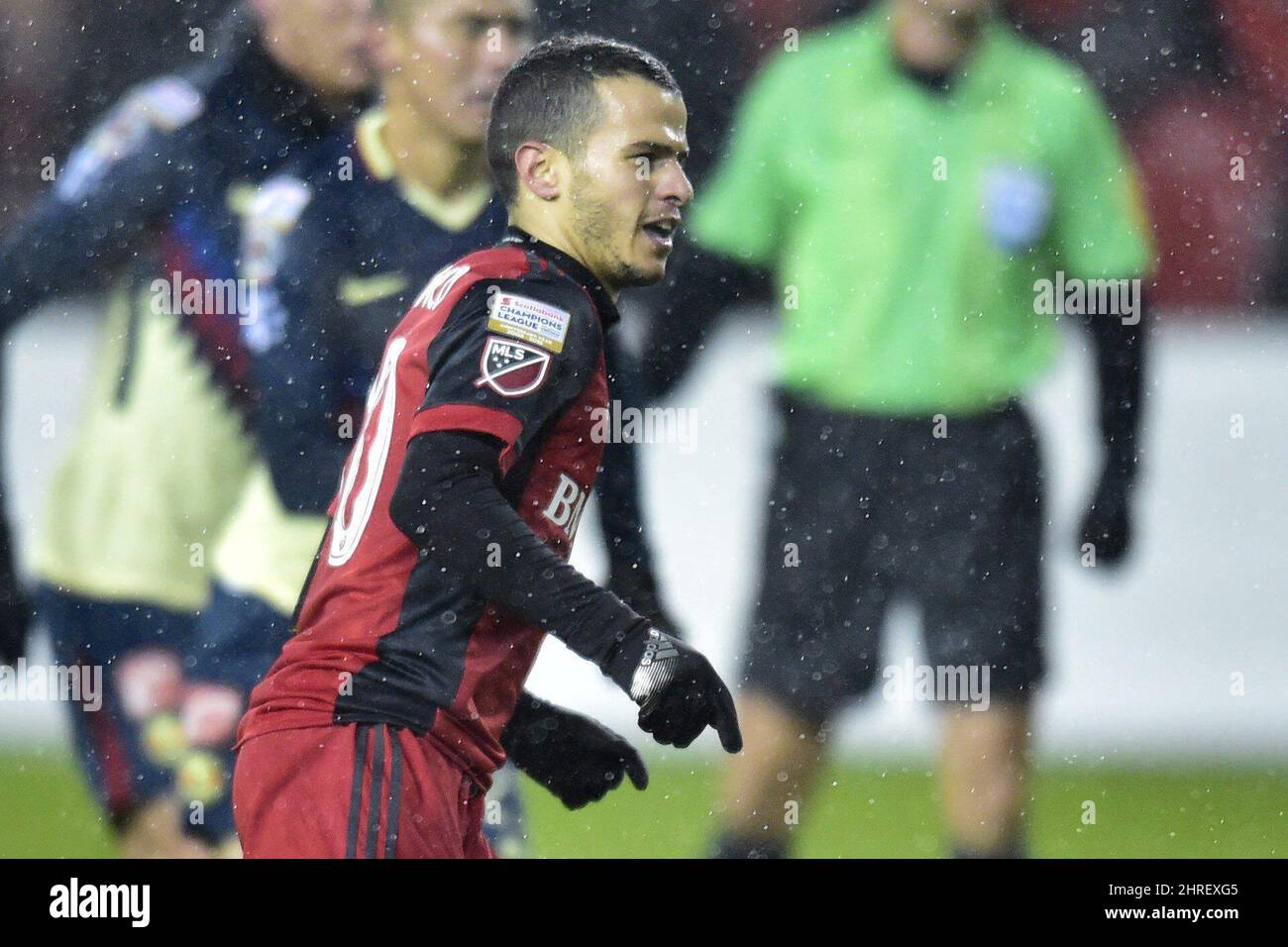 Toronto FC forward Sebastian Giovinco (10) celebrates after scoring on ...