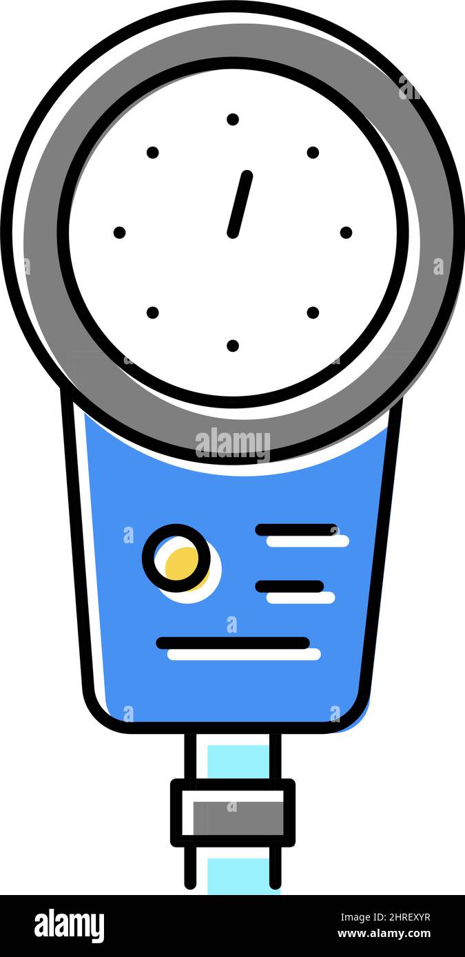depth gauge color icon vector illustration sign Stock Vector Image ...