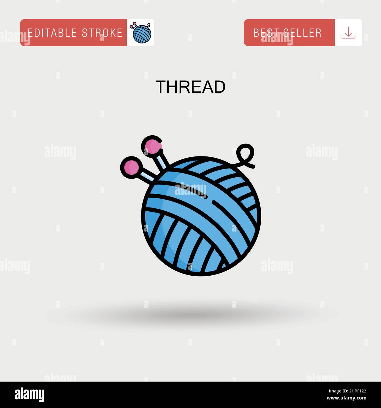 Close up needle thread Stock Vector Images - Alamy