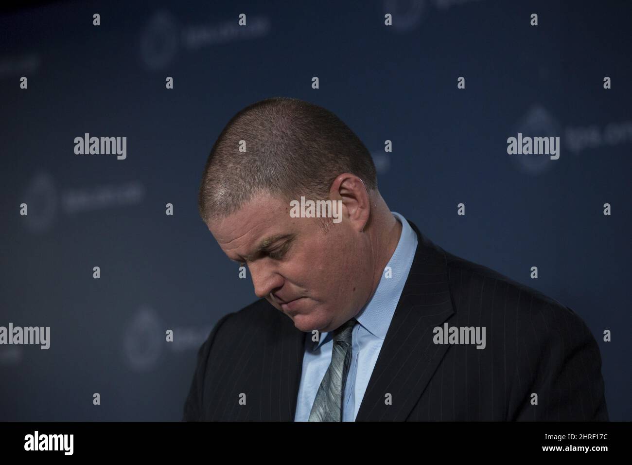 Detective Sergeant Hank Idsinga speaks to media regarding an ...