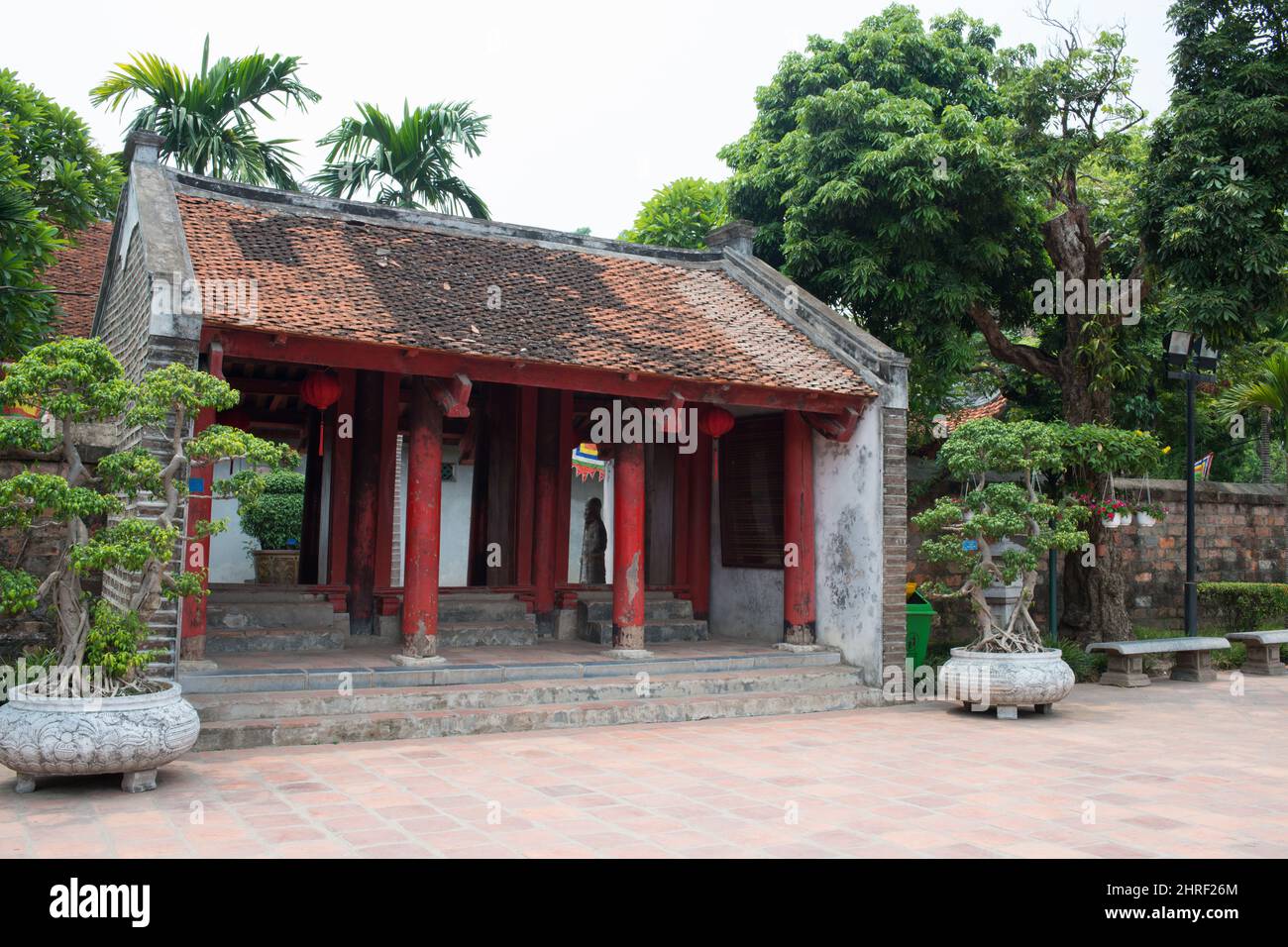 Architecture of Hanoi with traditional buildings, Vietnam Stock Photo ...