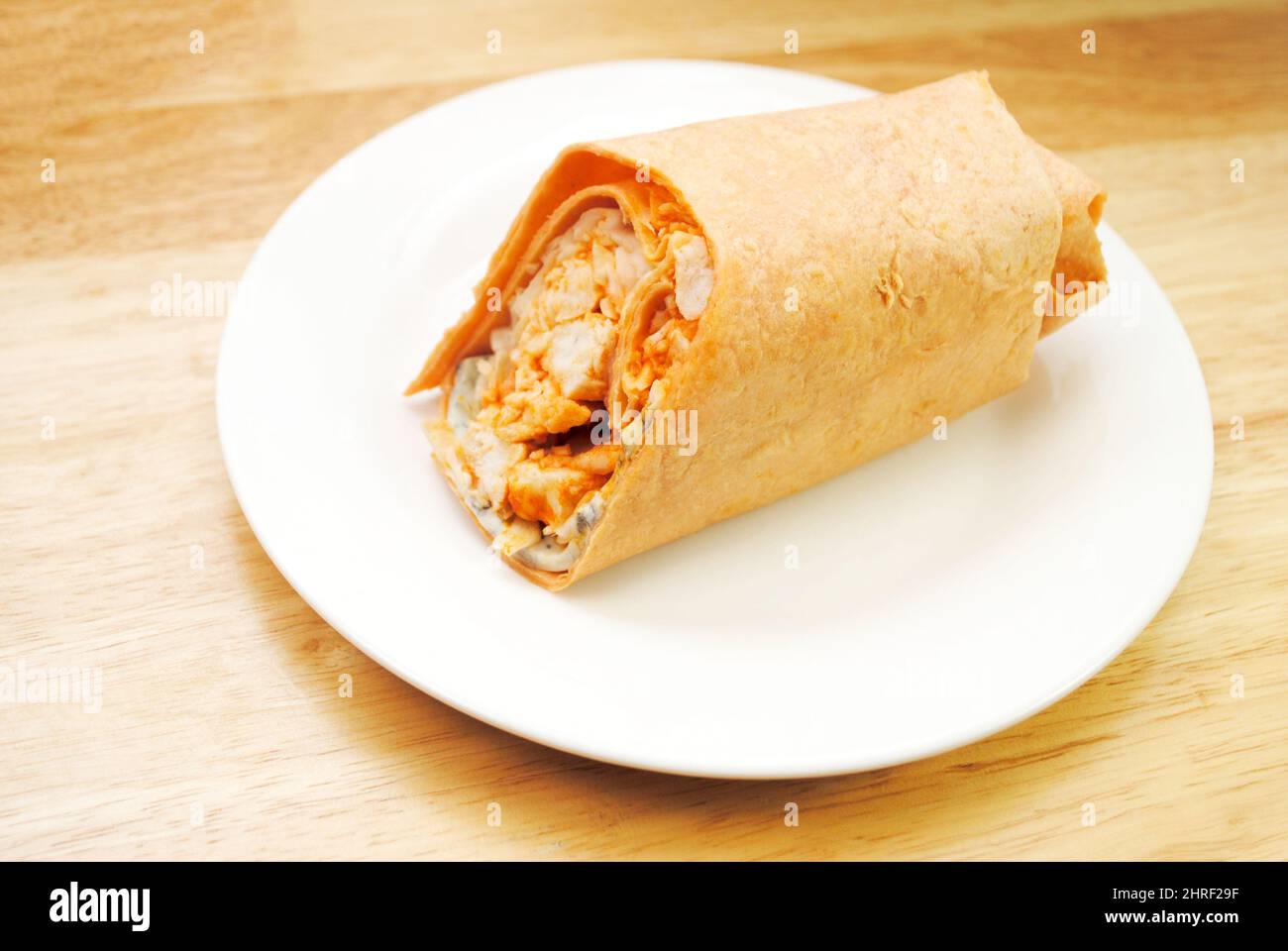 Buffalo chicken wrap hi-res stock photography and images - Alamy