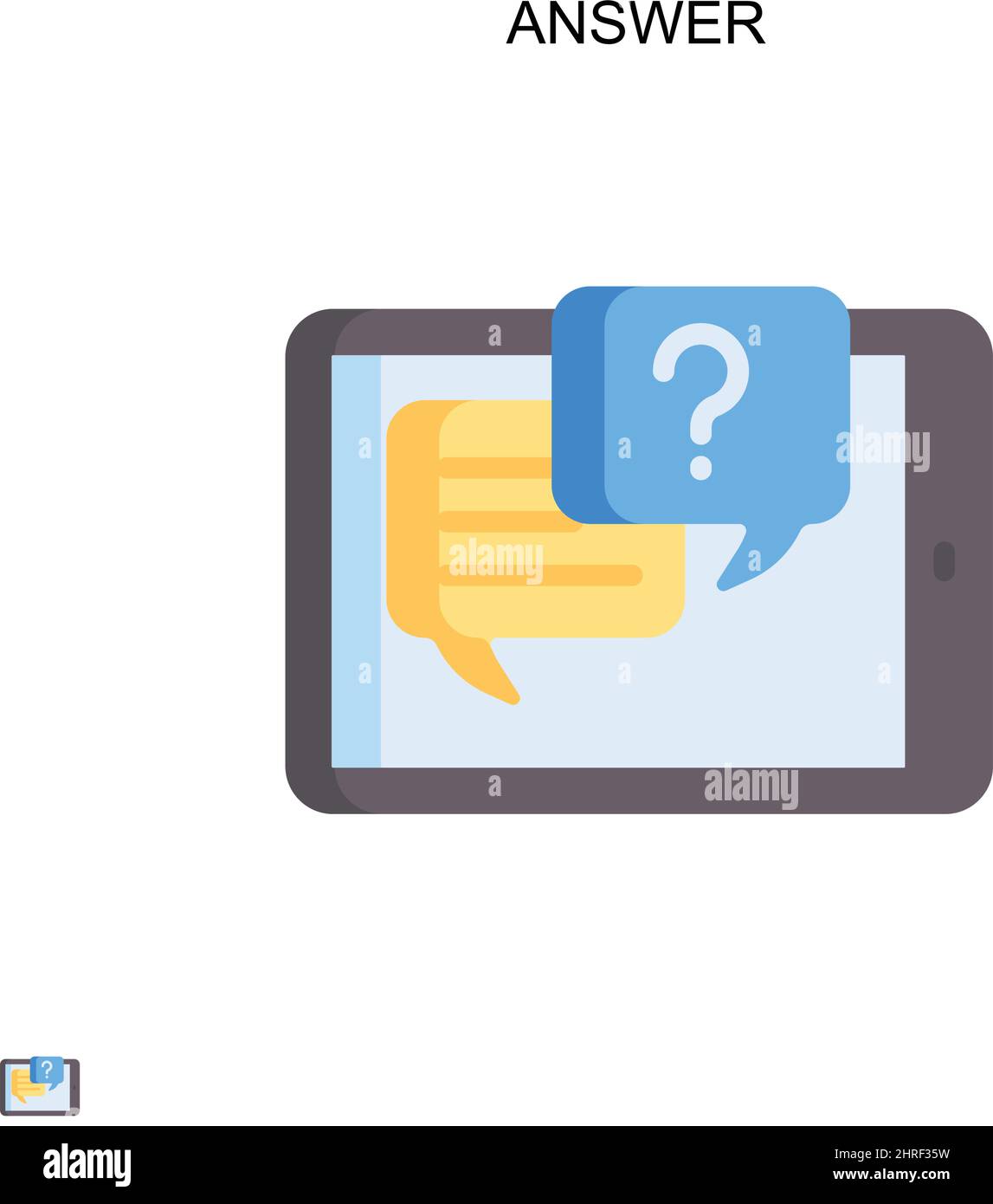 Query icon Stock Vector Images - Alamy