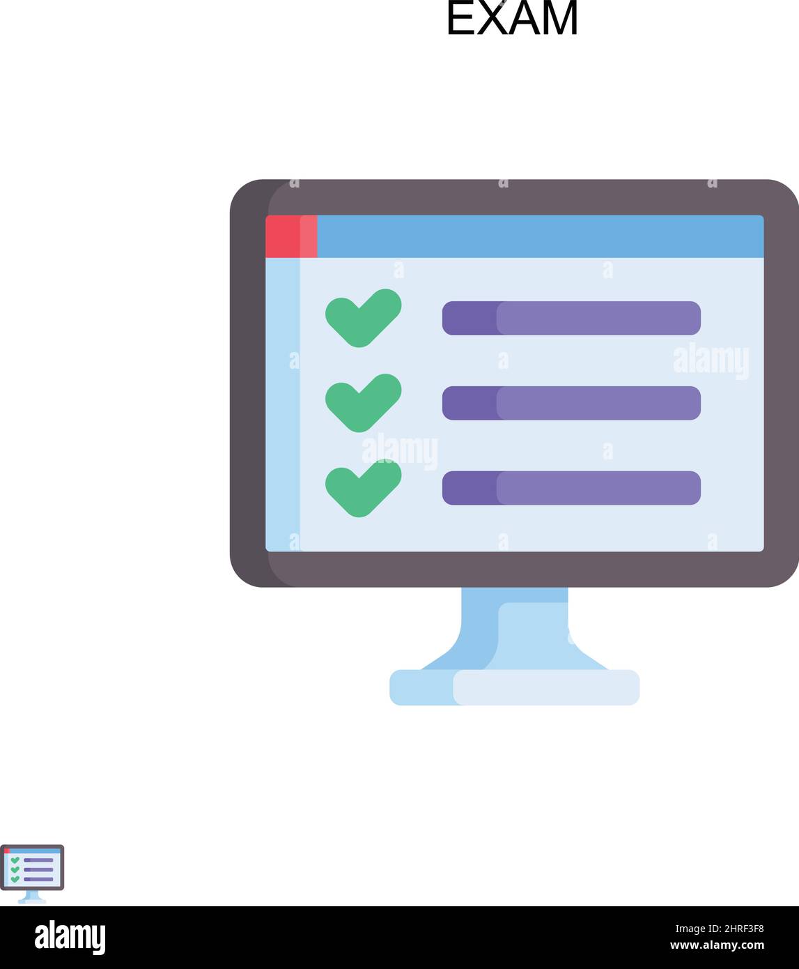 Examination school Stock Vector Images - Alamy