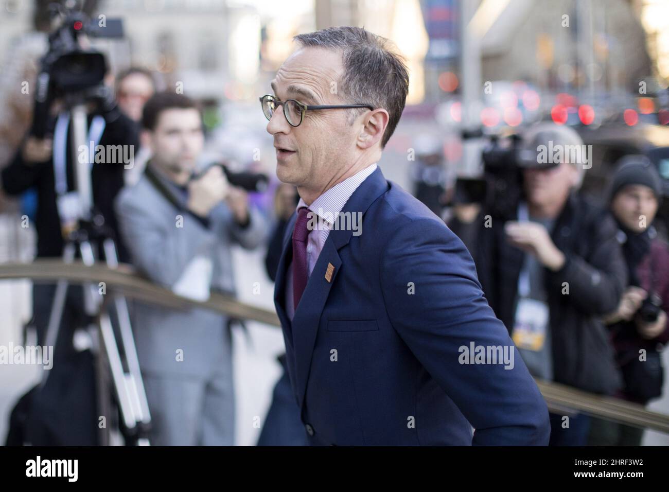 Heiko Maas, Germany's Minister of Foreign Affairs, arrives for a ...