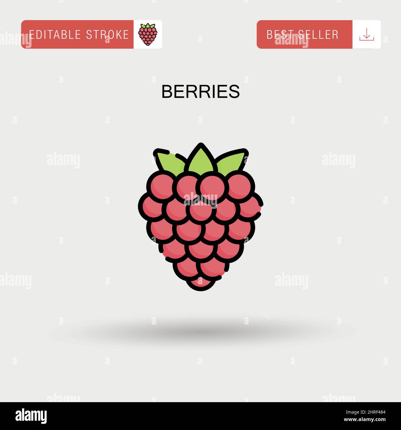 Ripe berries Stock Vector Images - Alamy
