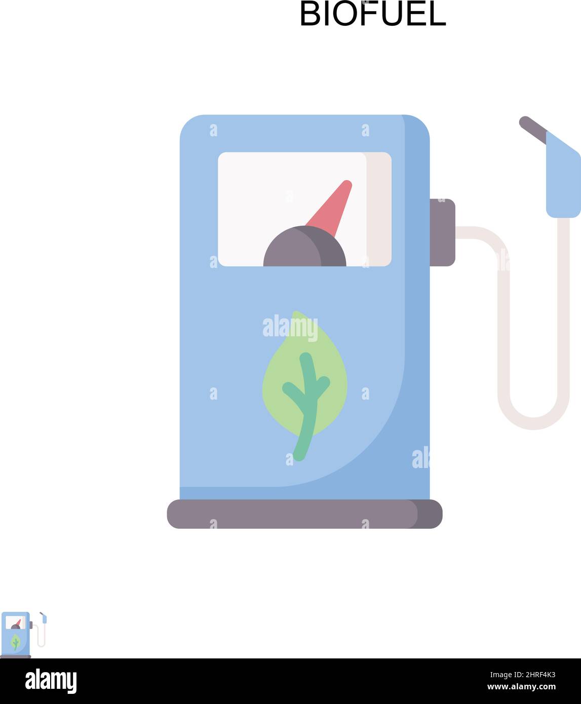 Biofuel Simple vector icon. Illustration symbol design template for web ...