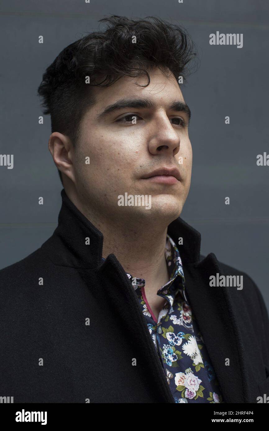 Singer Jeremy Dutcher poses in Toronto on Tuesday, April 10, 2018. The ...
