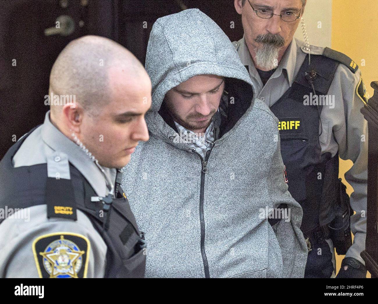 Nicholas Butcher arrives at provincial court in Halifax on April 12 ...