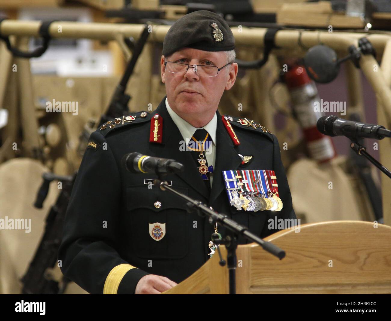 Chief of the Defence Staff General Jonathan Vance speaks at a Canadian ...