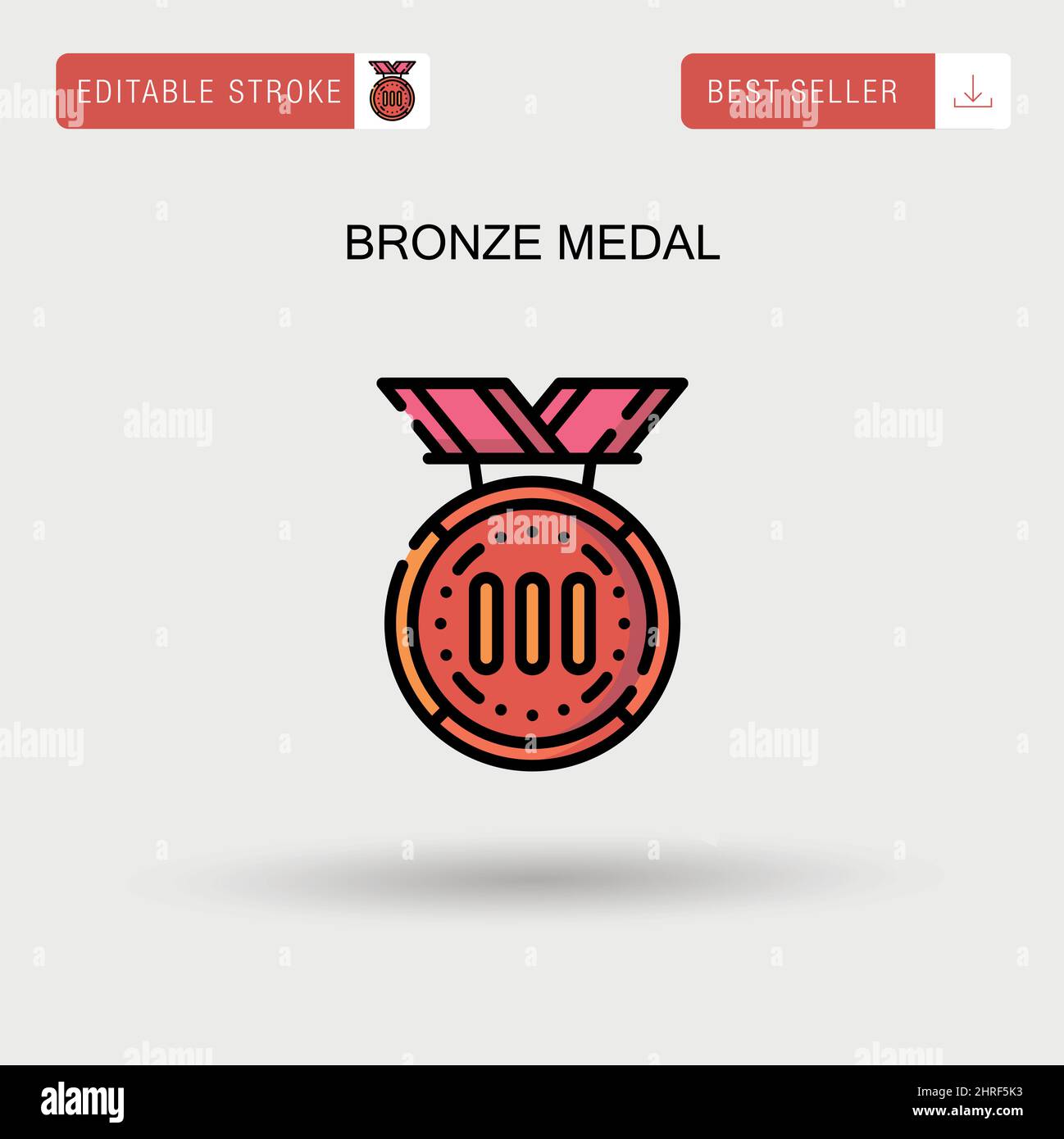 Bronze icon hi-res stock photography and images - Alamy