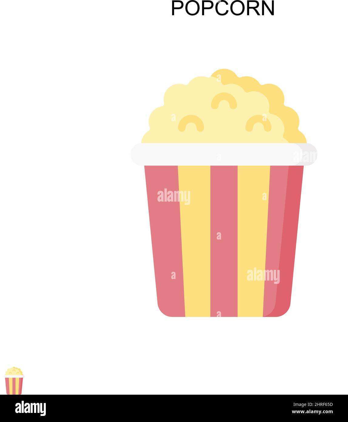 Mobile popcorn Stock Vector Images - Alamy