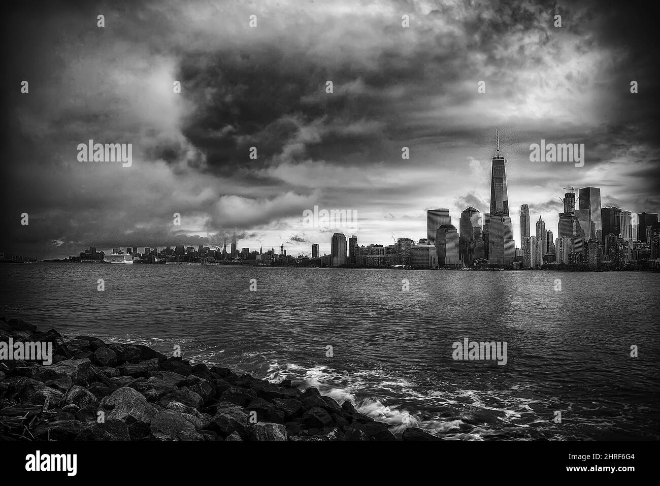 Grayscale of New York, USA Stock Photo - Alamy