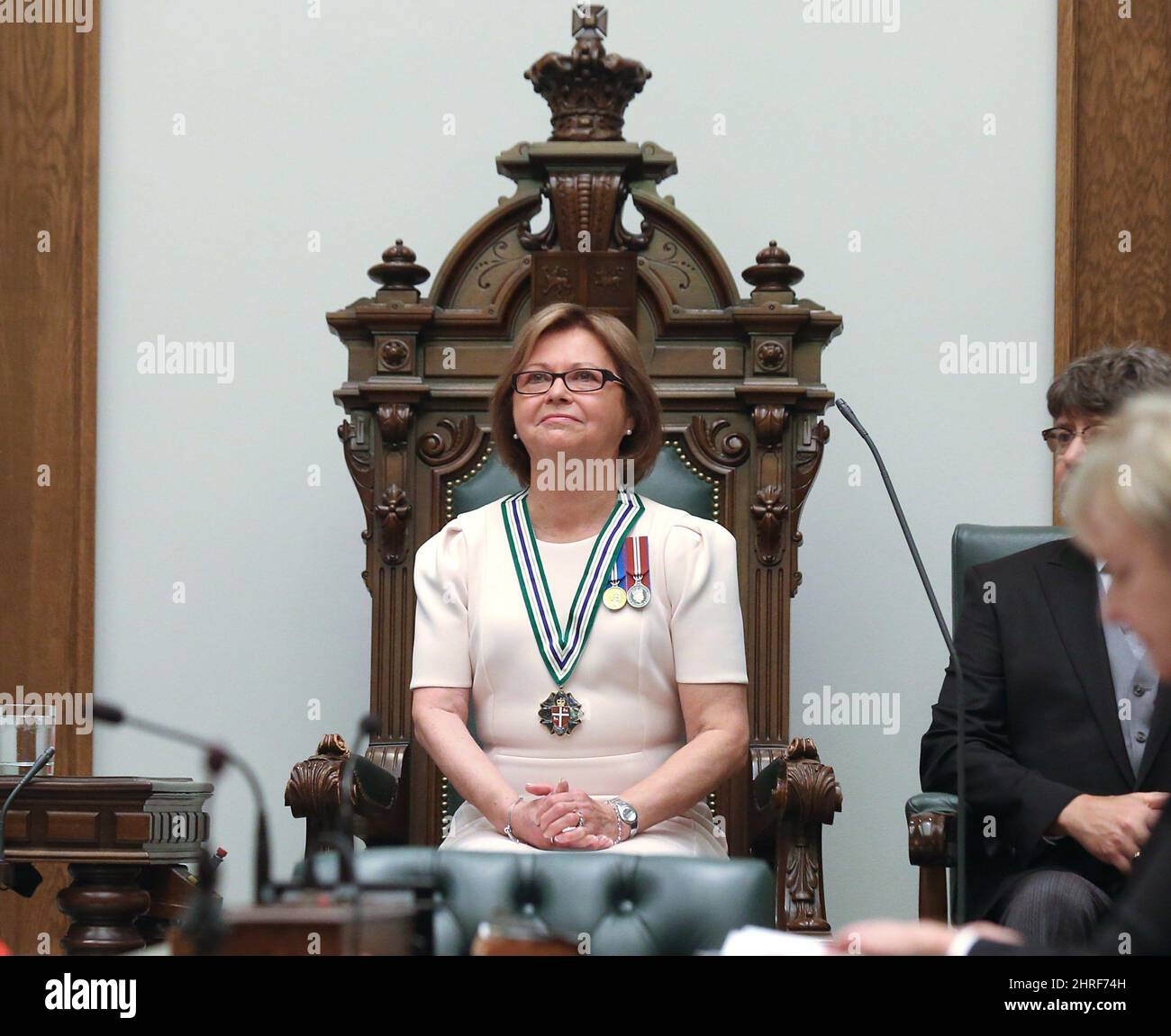 Judy Foote is installed as lieutenant-governor of Newfoundland and ...