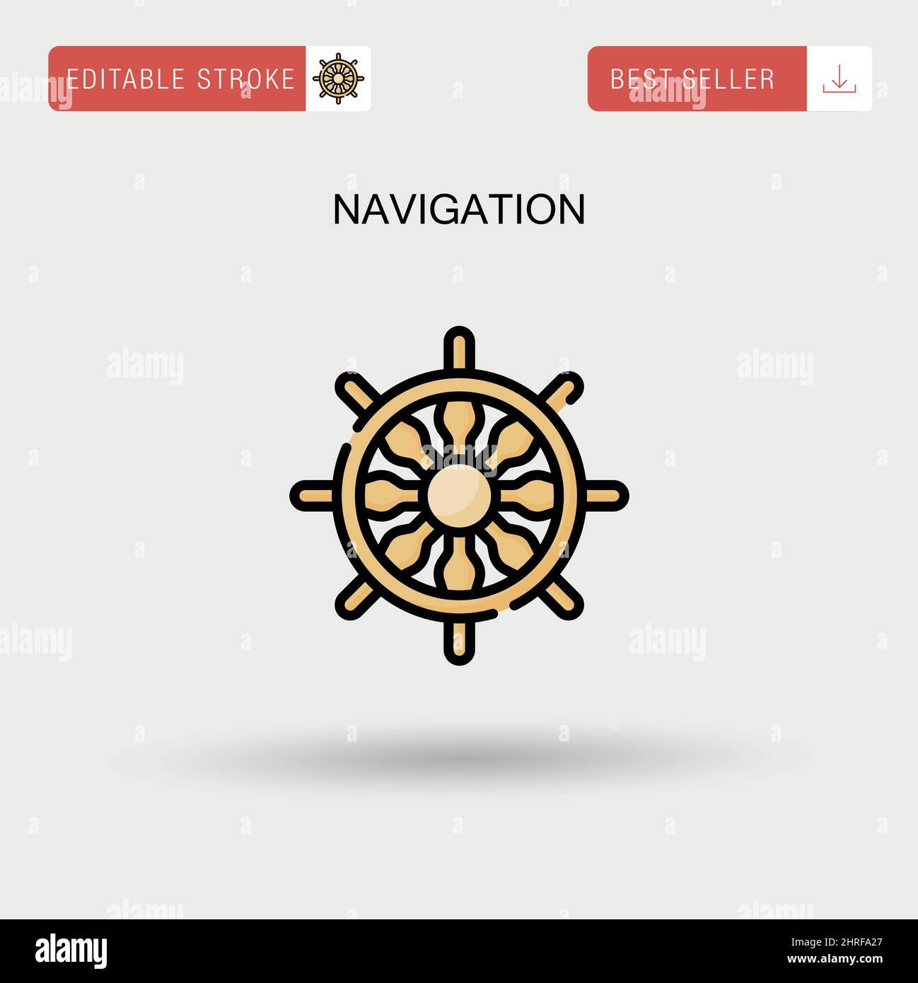 Navigation Simple vector icon Stock Vector Image & Art - Alamy