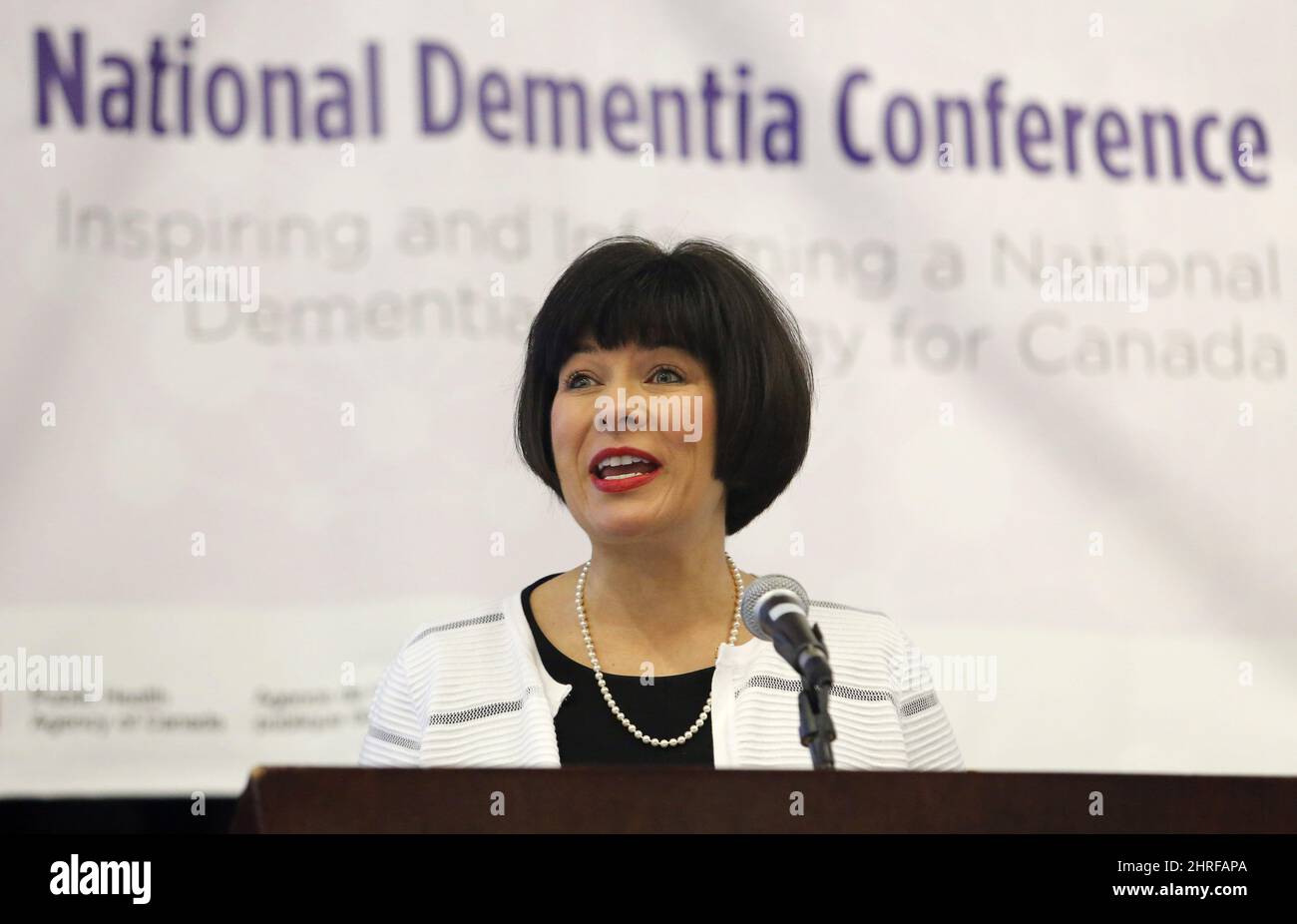 Health Minister Ginette Petitpas Taylor speaks at the National Dementia ...
