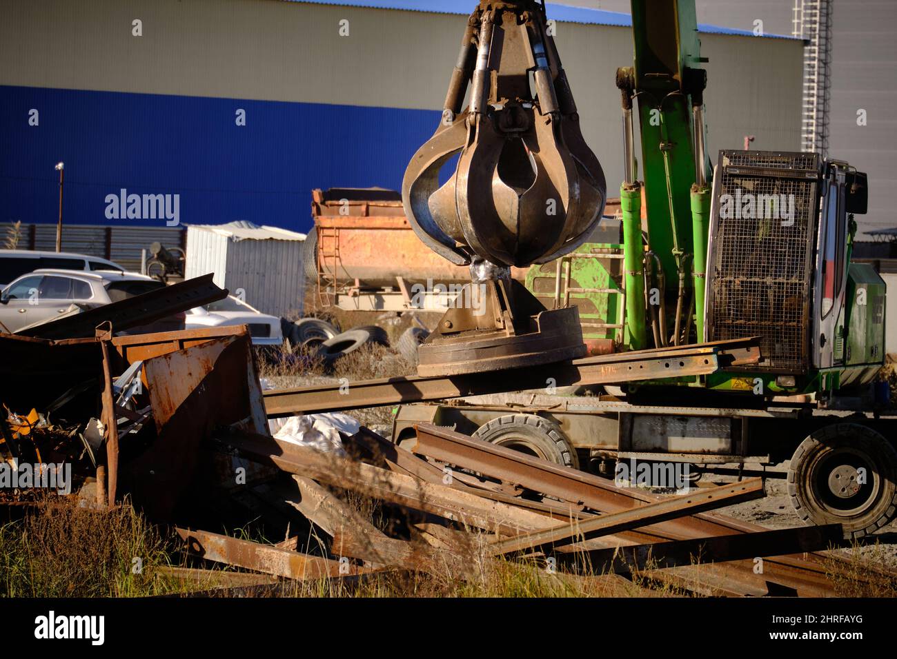 Electromagnets In Junkyards