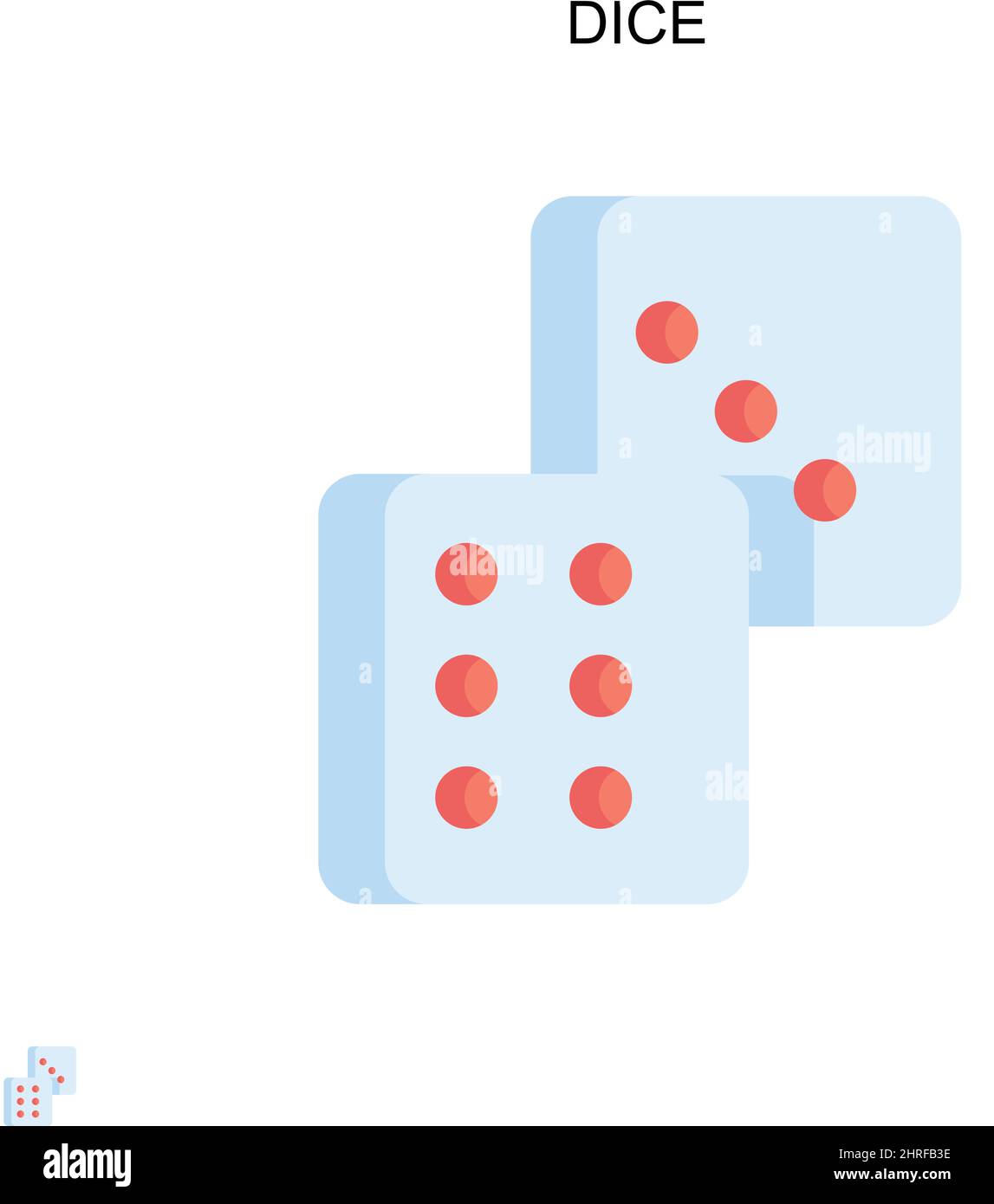 Throw of the dice Stock Vector Images - Alamy