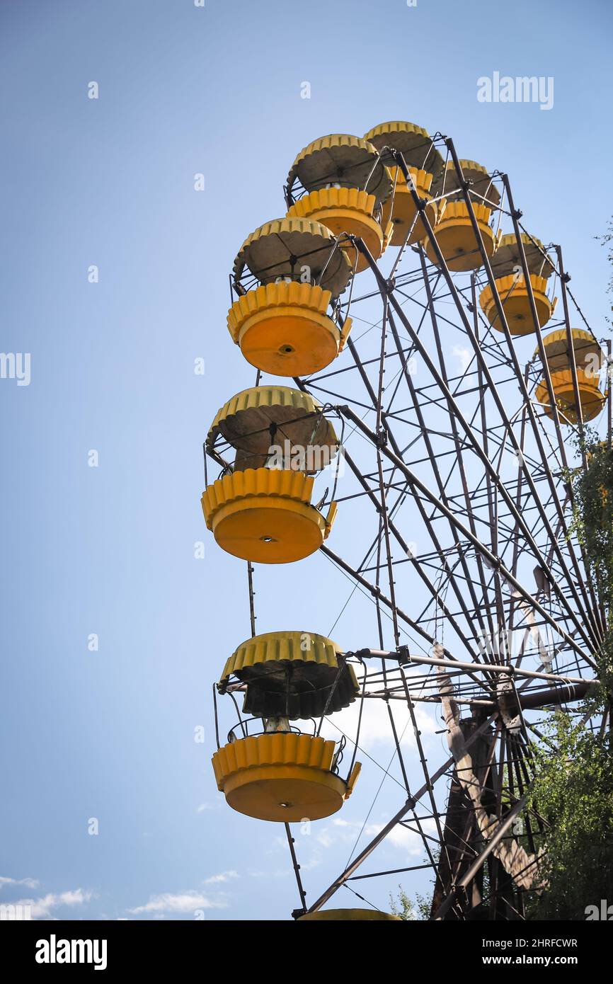 Ferris Wheel, Pripyat Town in Chernobyl Exclusion Zone, Chernobyl ...