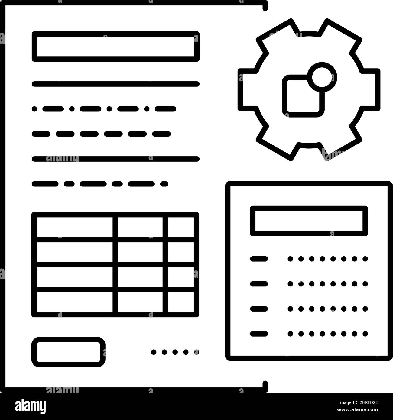 Accounting Erp Finance Occupation Line Icon Vector Illustration Stock Vector Image And Art Alamy