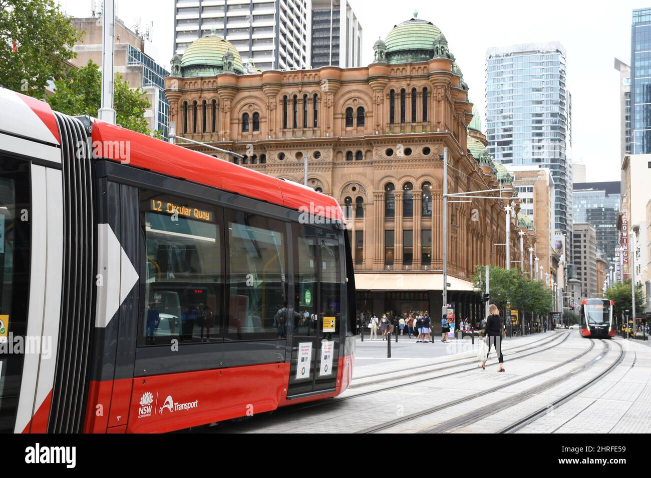 Sydney Metro traversing the busy streets of the city Stock Photo - Alamy