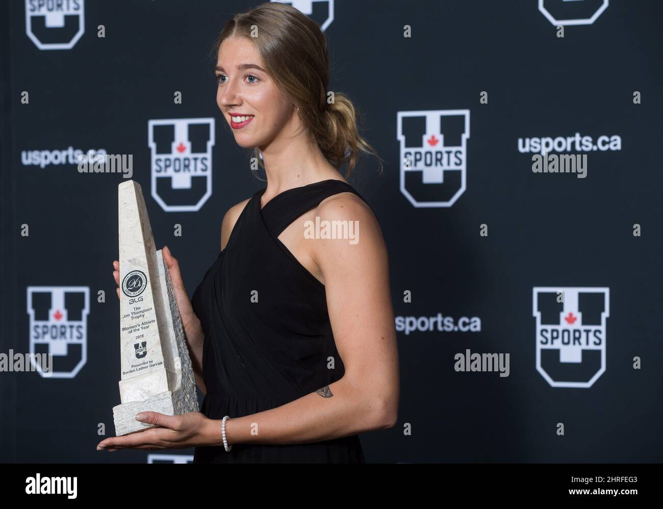 Montreal Carabins volleyball player Marie-Alex Belanger, of Joliette ...