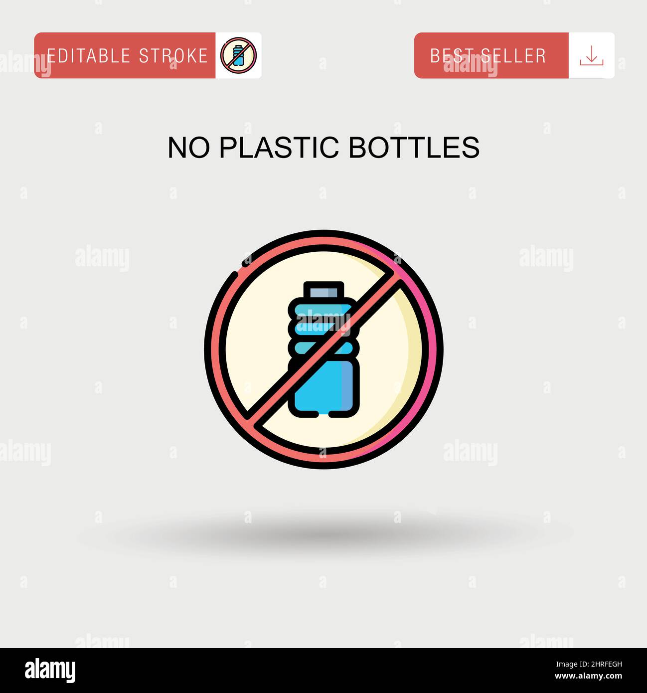 Plastic bottles trash sea Stock Vector Images - Alamy