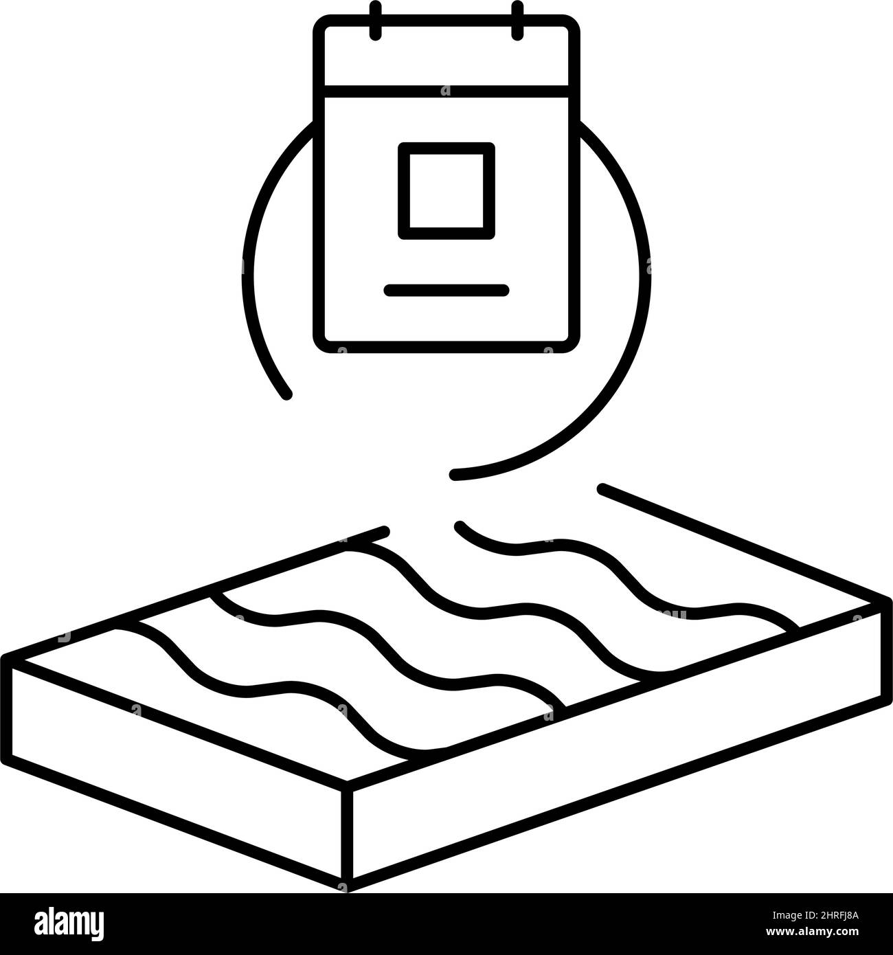 durability mineral wool line icon vector illustration Stock Vector ...