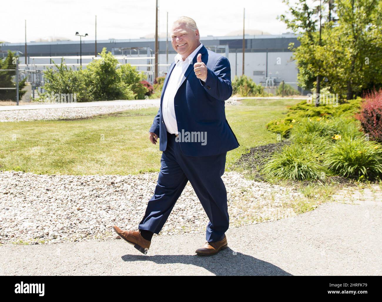 Ontario premier-designate Doug Ford leaves after announcing his ...