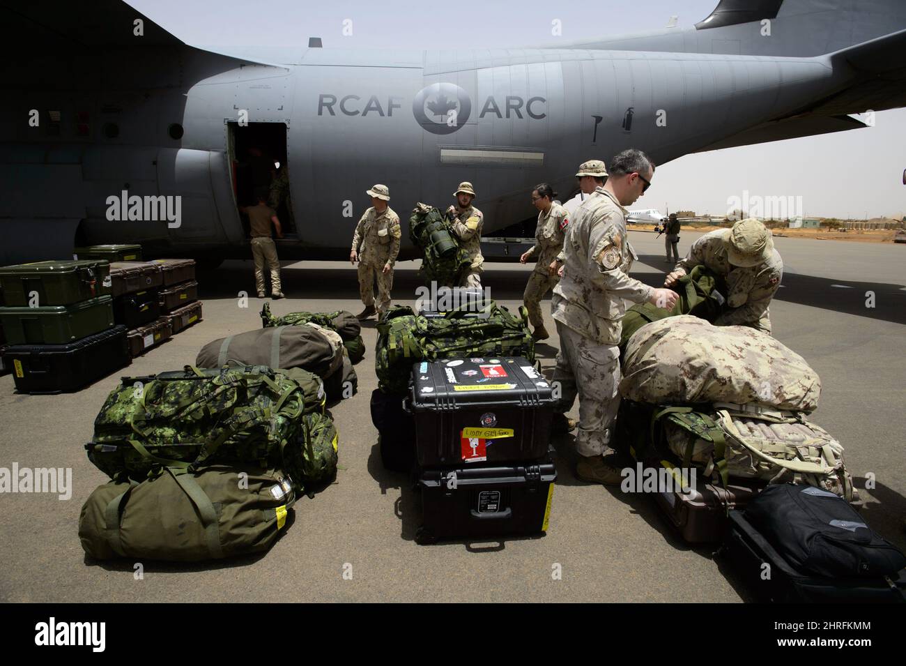 The first Canadian troops arrive at a UN base in Gao, Mali, on Sunday ...