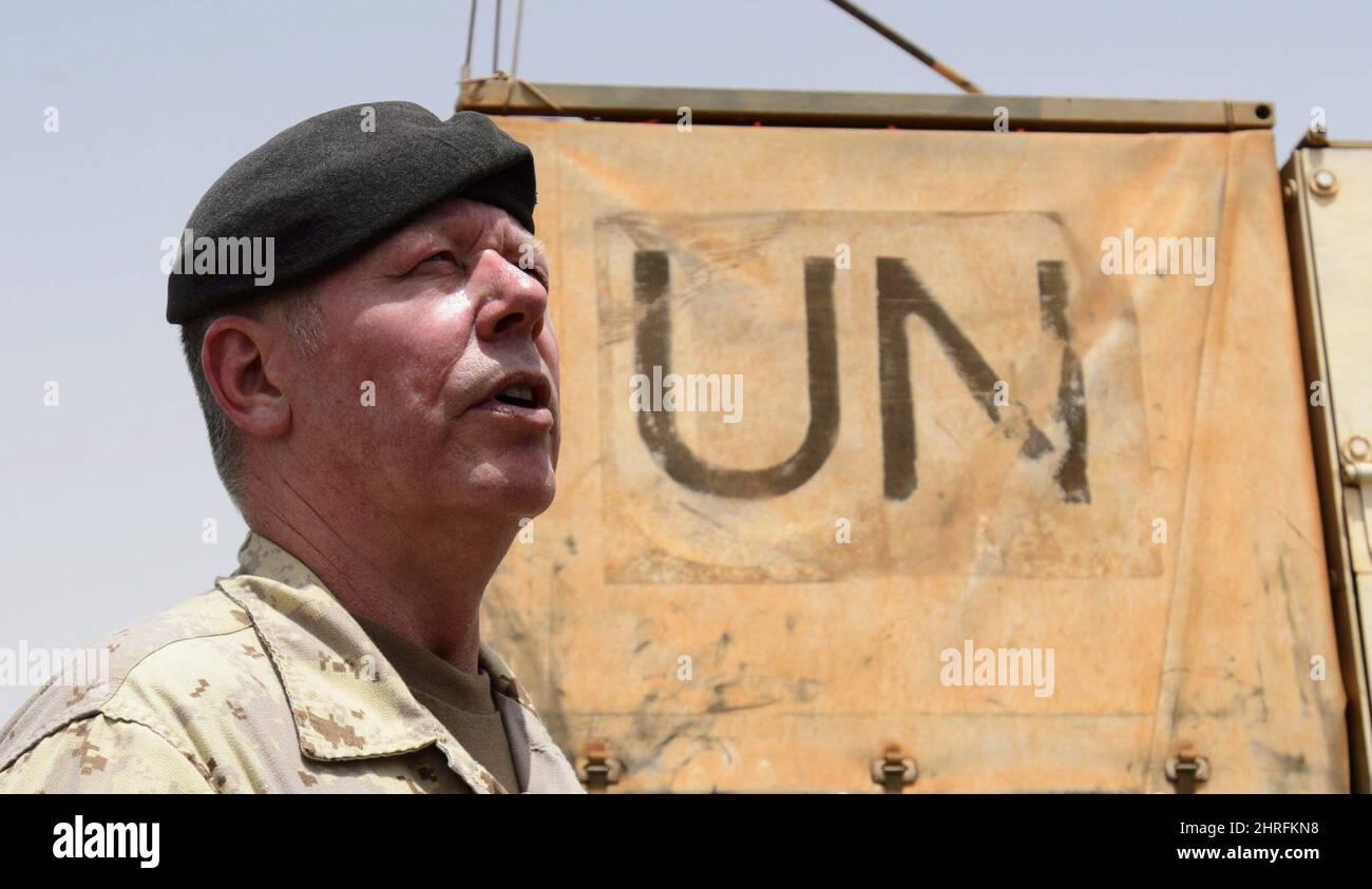 Chief of the Defence Staff General Jonathan Vance arrives with the ...
