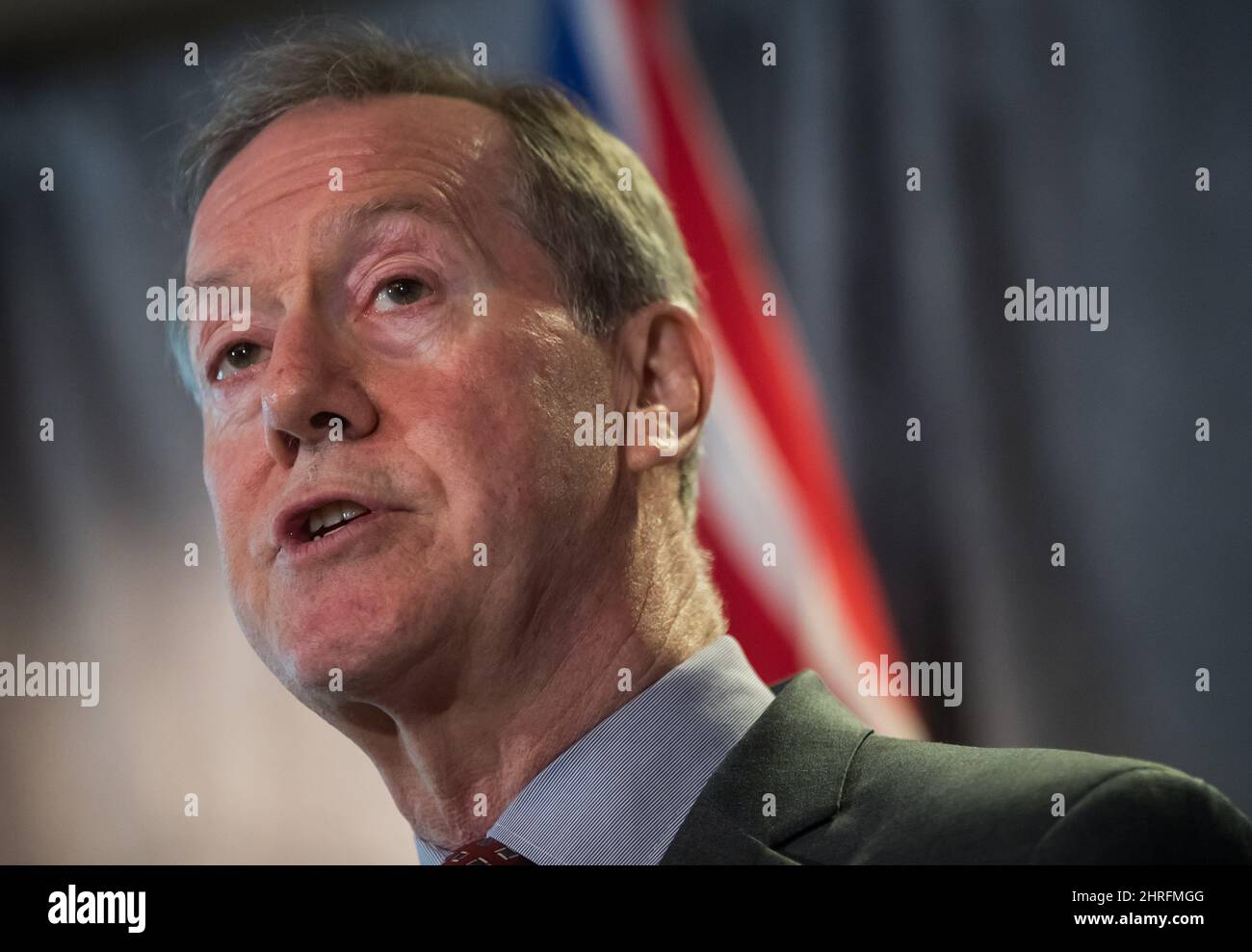 Peter German, former deputy commissioner of the RCMP, speaks about his ...