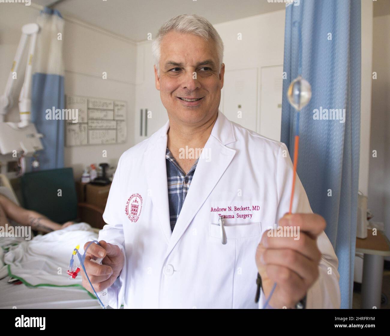 Dr. Andrew Beckett, trauma surgeon and ICU doctor at the McGill ...