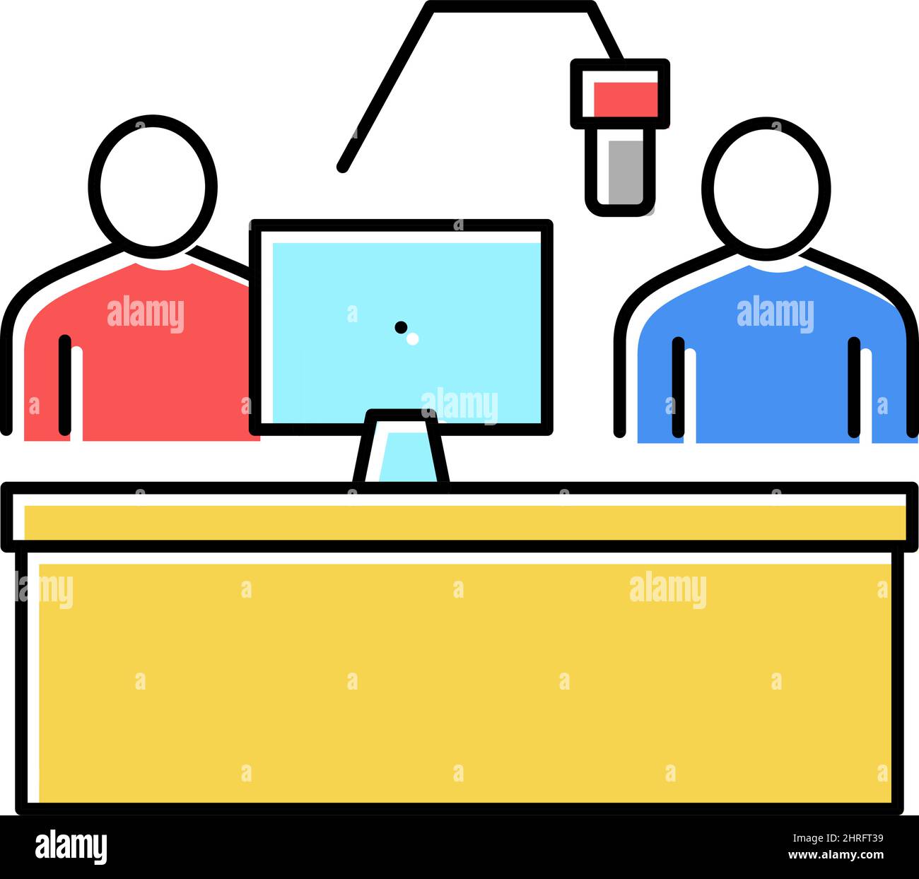 radio studio color icon vector illustration Stock Vector Image & Art ...