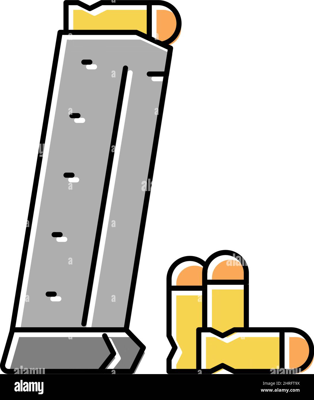 Bullets magazine Stock Vector Images - Alamy