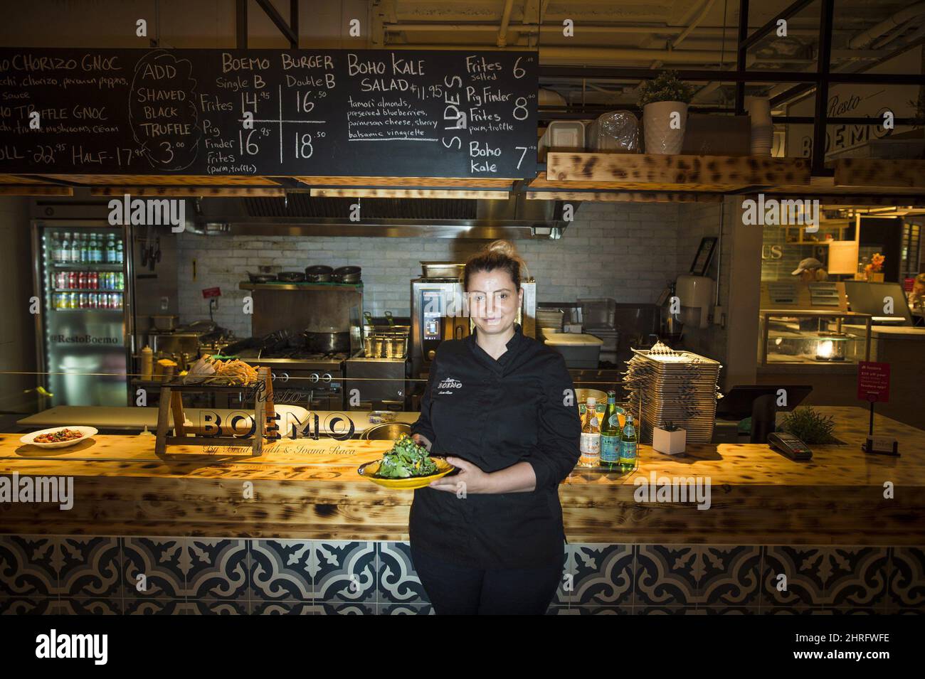 Chef Ivana Raca poses for a photo at her booth Resto Boemo at the ...