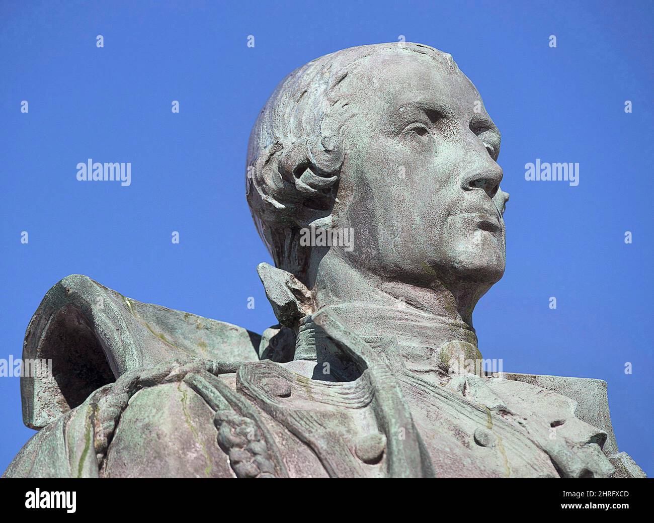 The statue of Edward Cornwallis, a controversial historical figure, is ...