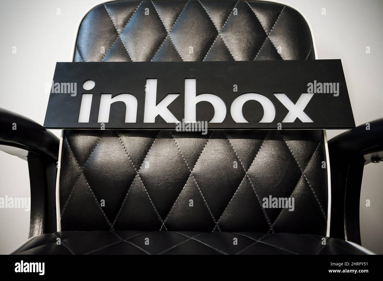 The logo of Inkbox, a semi-permanent tattoo company based in Toronto is ...